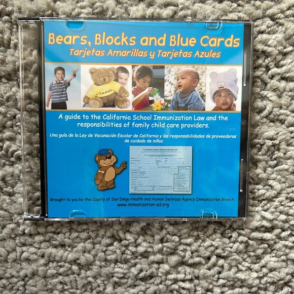 Media | Bears Blocks And Blue Cards Dvd | Poshmark